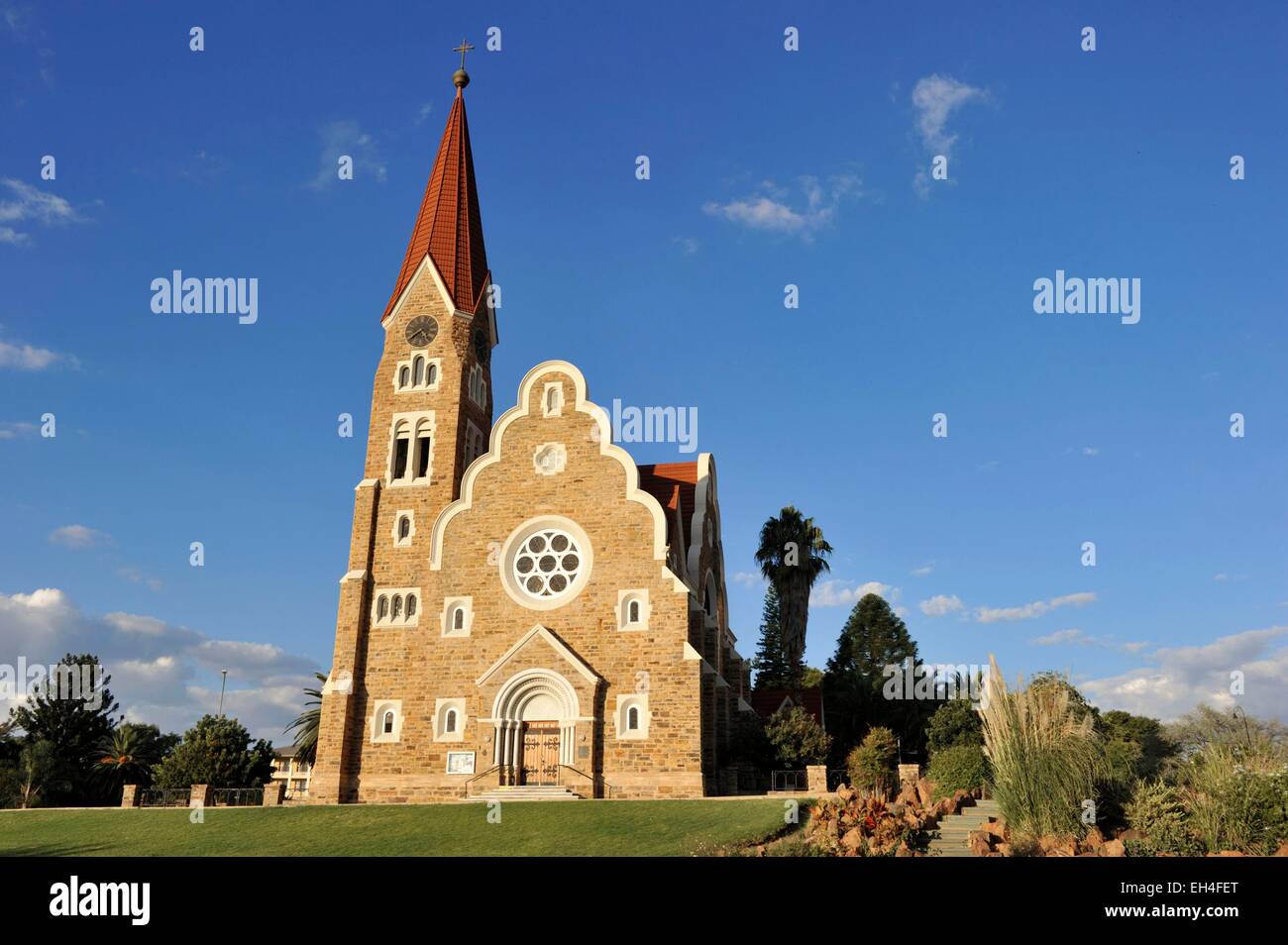 Namibia, Khomas region, Windhoek, Christchurch, Luteran church Stock ...