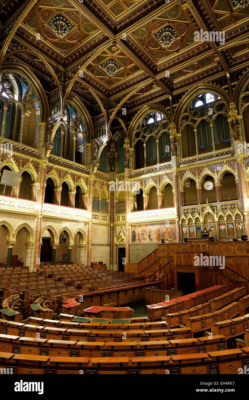 Hungary, Budapest, Pest, listed as World Heritage by UNESCO, Assembly ...