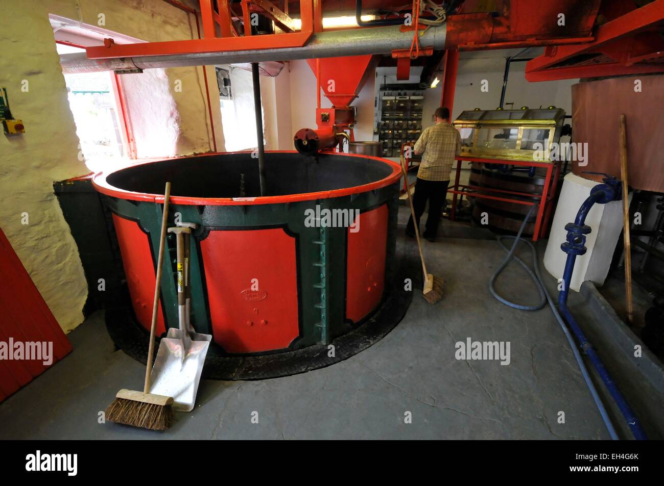 United Kingdom, Scotland, Pitlochry, Edradour distillery founded in ...