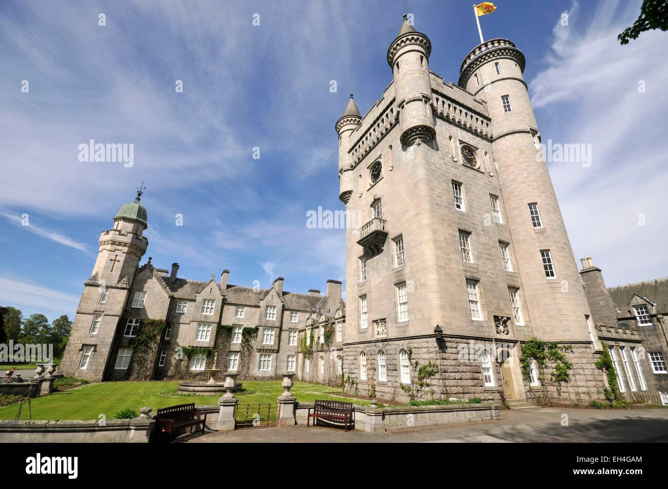 United Kingdom, Scotland, Aberdeenshire, Ballater, Balmoral Castle ...