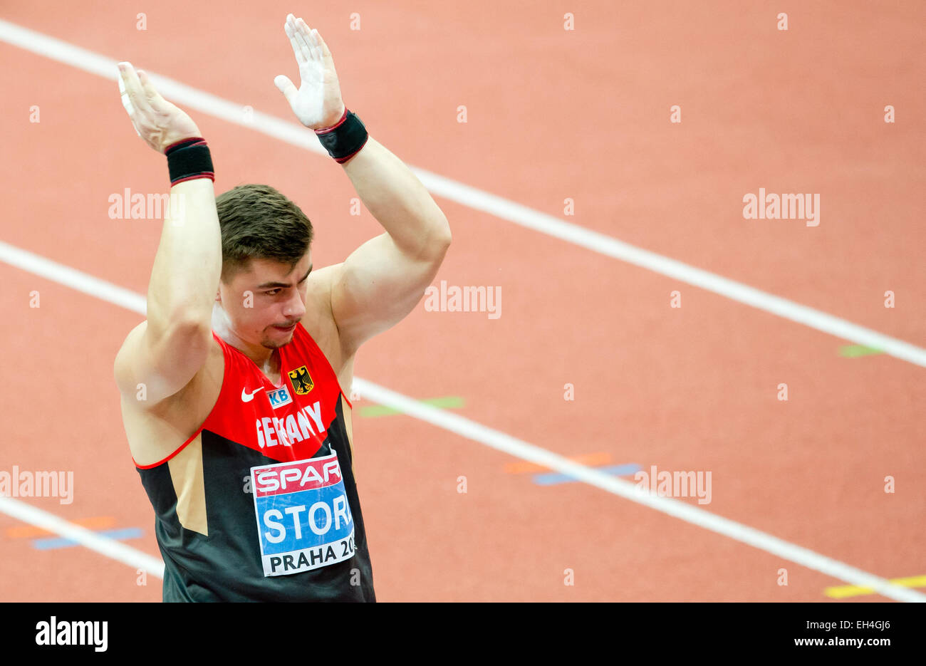Prague, Czech Republic . 6th March, 2015. David Storl of Germany ...