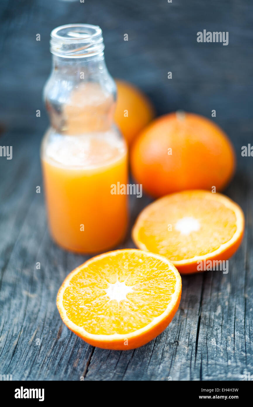 Fresh orange juice Stock Photo - Alamy