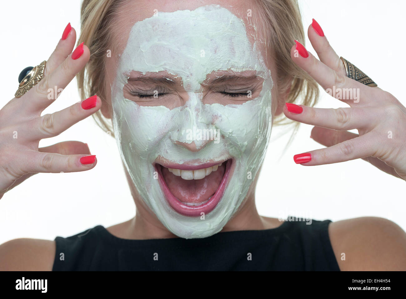 Face Cracking Woman High Resolution Stock Photography and Images - Alamy