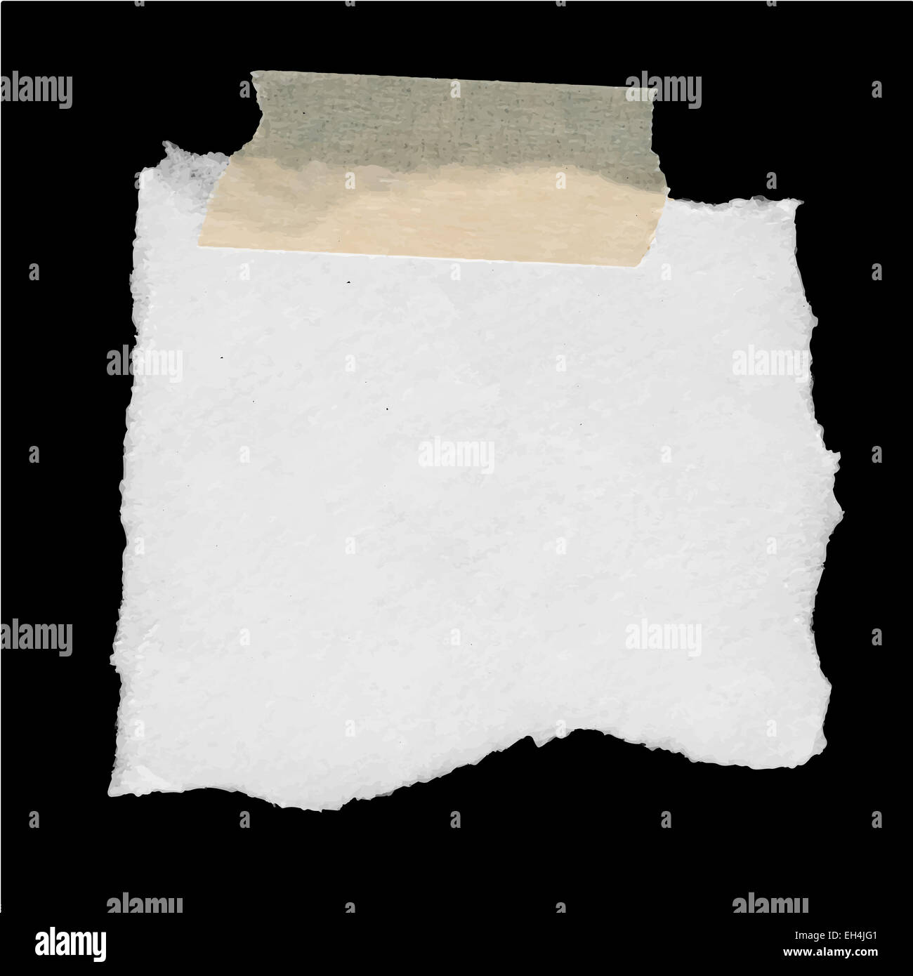 Torned note paper Stock Photo - Alamy
