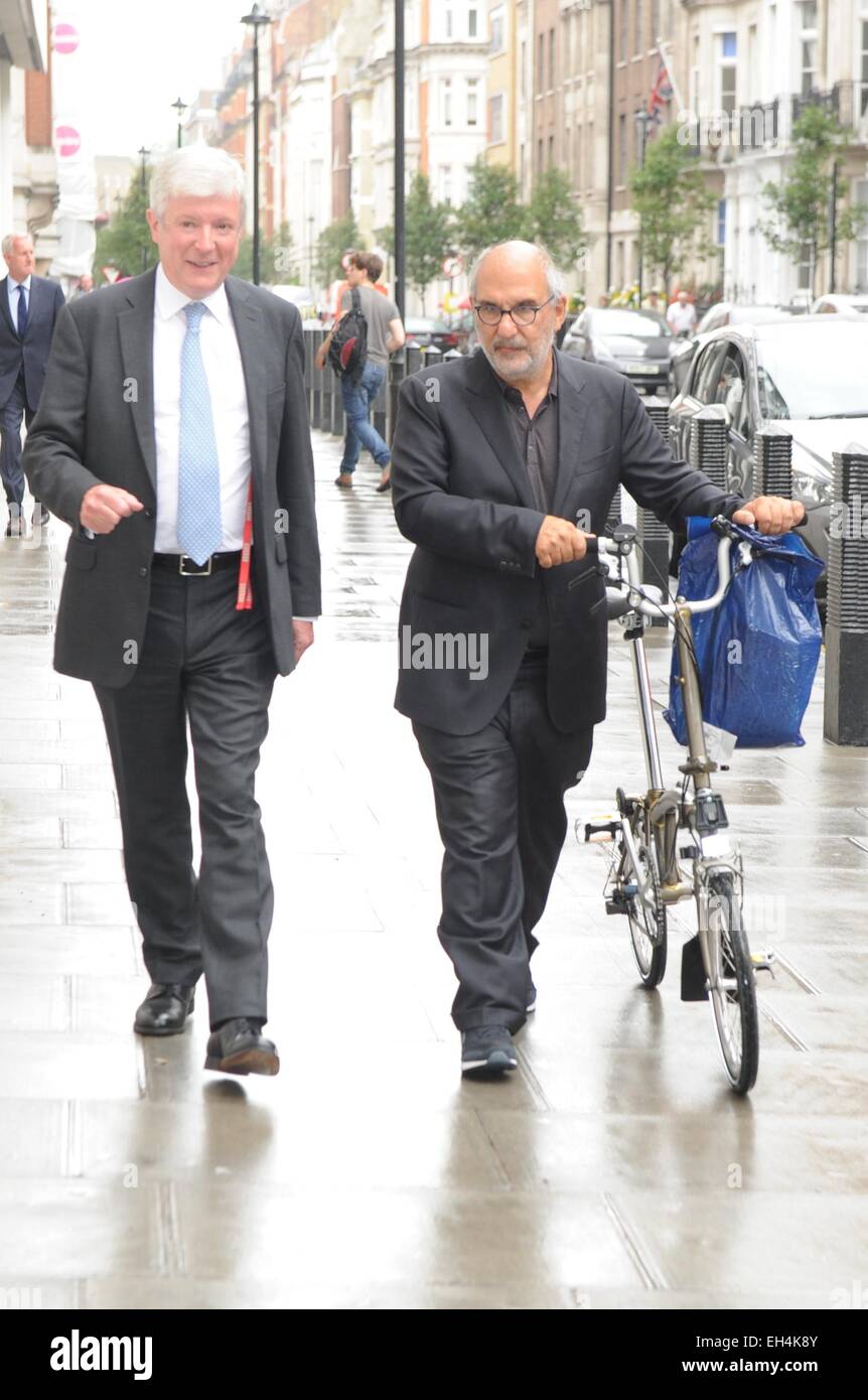 Tony Hall Director General of the BBC seen at BBC Studios in London ...