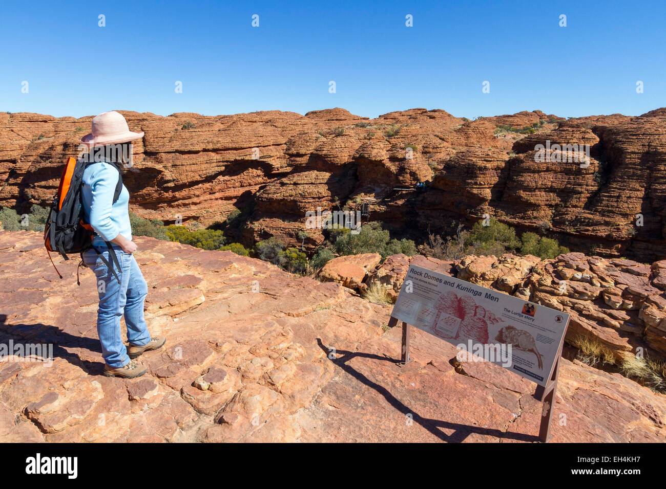 Australia, Northern Territory, Watarrka National Park, Kings Canyon ...