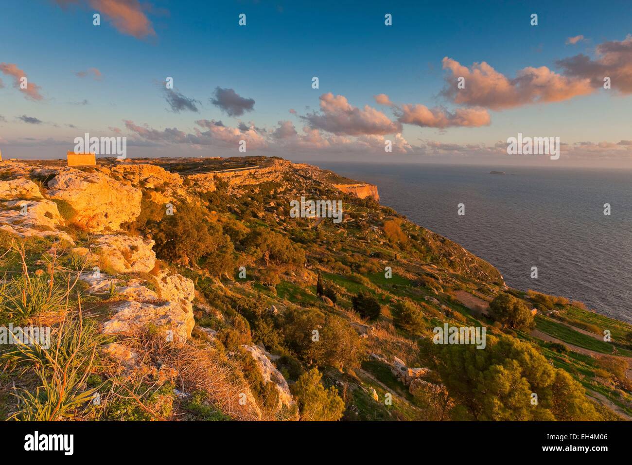 Malta, Dingli cliffs Stock Photo - Alamy