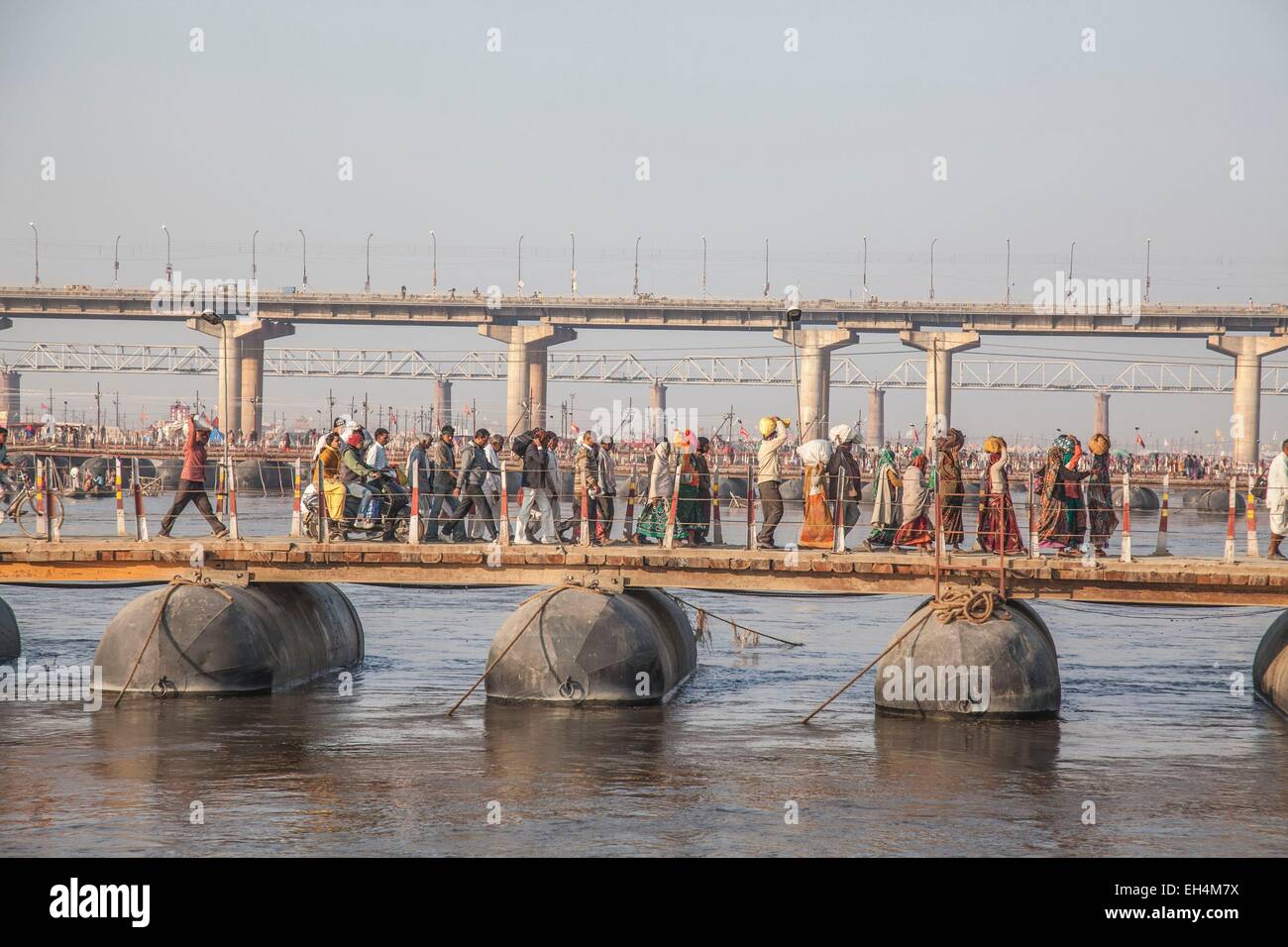 India, Uttar Pradesh state, Allahabad, Kumbh Mela biggest gathering in ...