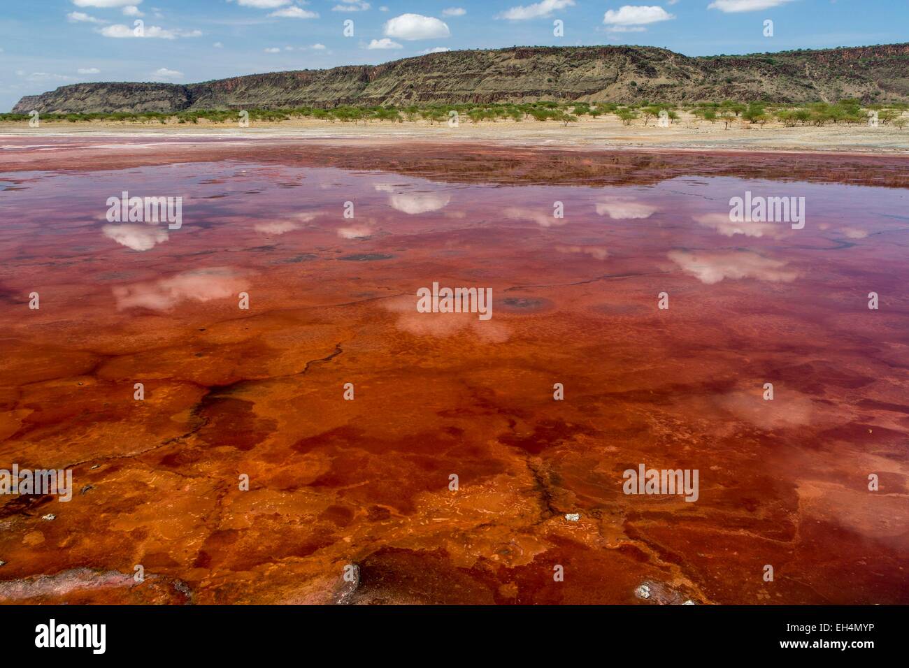 Kenya, lake Magadi, soda Stock Photo - Alamy