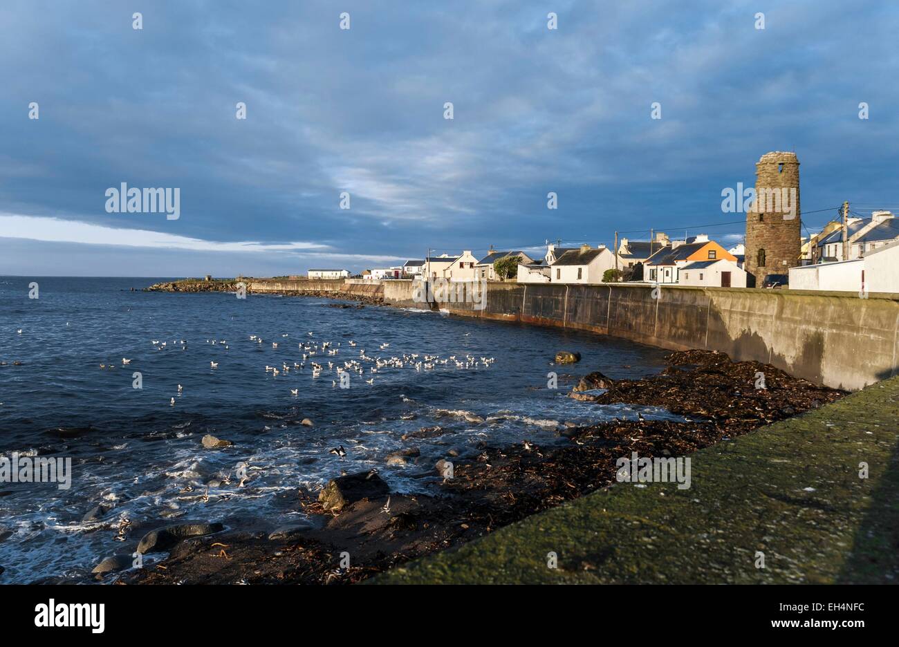 Ireland, Ulster, Donegal County, Tory island, West Town the main ...