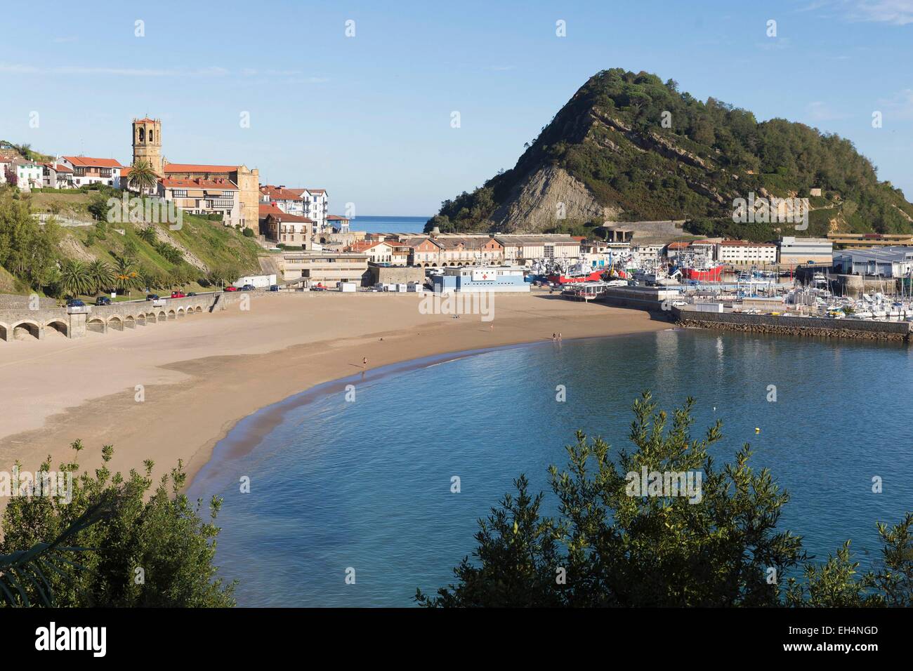 Spain, Gipuzkoa Province, Basque Country, Getaria Stock Photo - Alamy