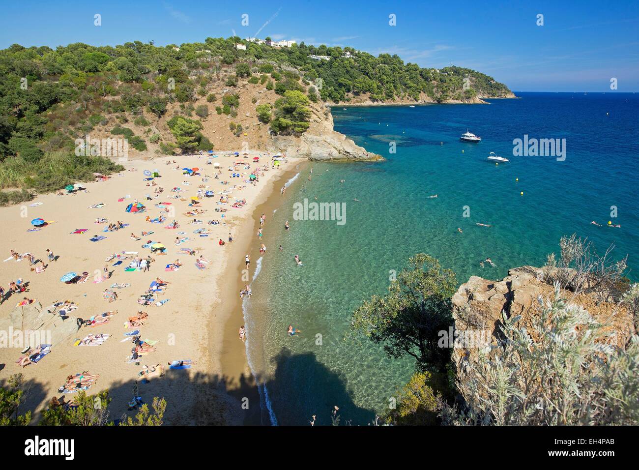 France, Var, Cavalaire sur Mer, Bonporteau beach Stock Photo - Alamy