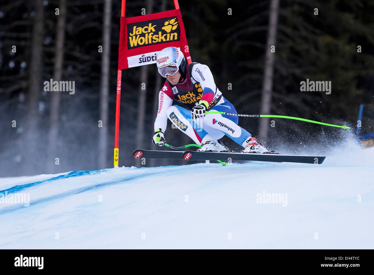 Val Gardena, Italy 20 December 2014. JANKA Carlo (Sui) competing in the ...