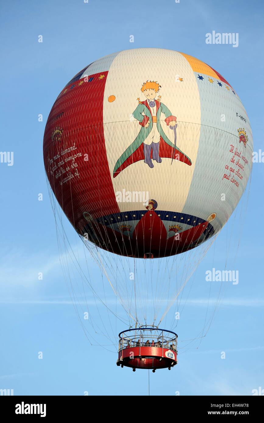 France, Haut Rhin, Ungersheim, Le Parc du Petit Prince, le Ballon du ...