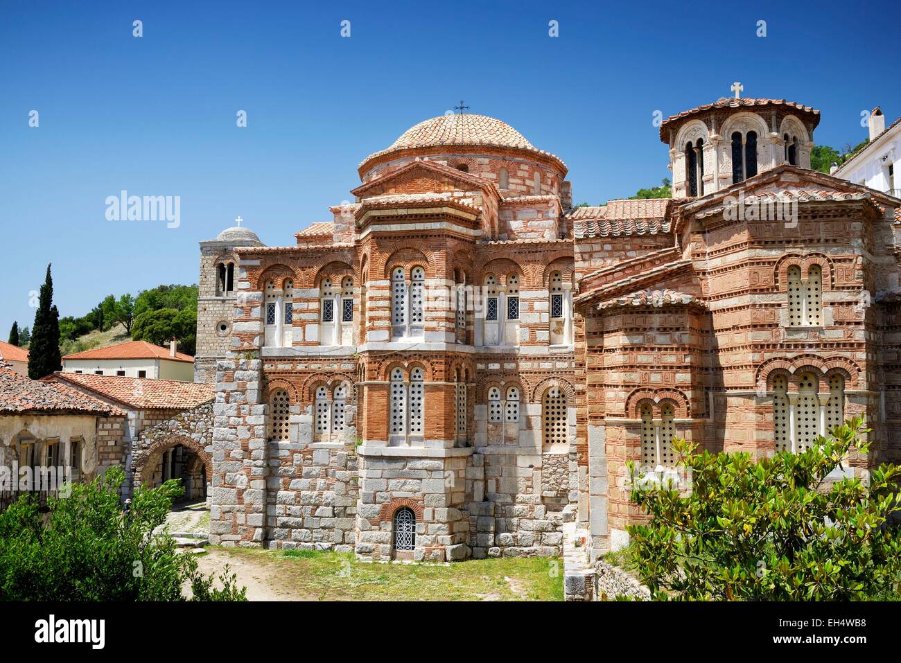 Greece, Central Greece, Sterea Ellada, Boeotia (Beotia), Moni Osios ...