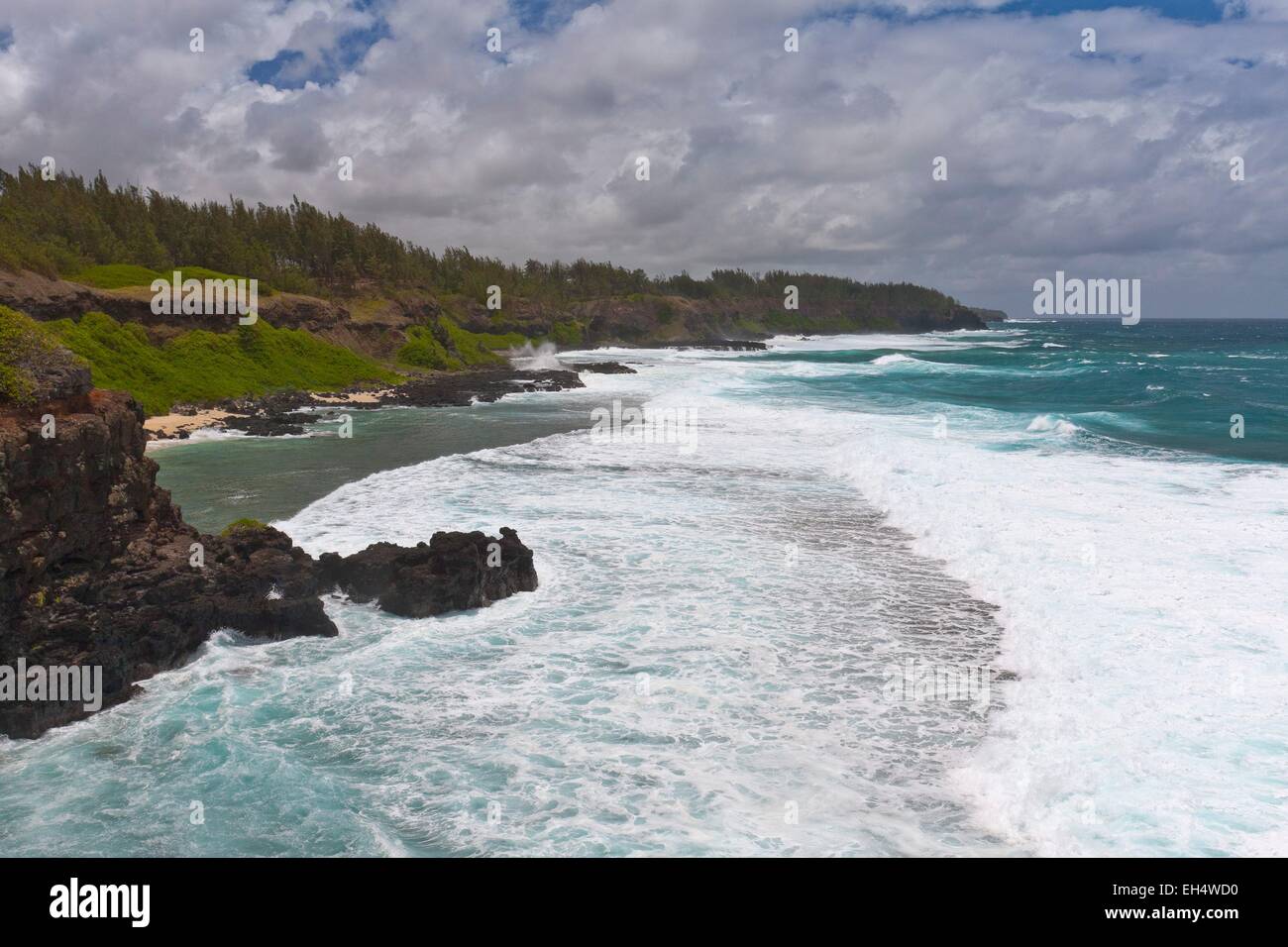 Mauritius, South West Coast, Savanne District, Souillac, the cliffs of ...
