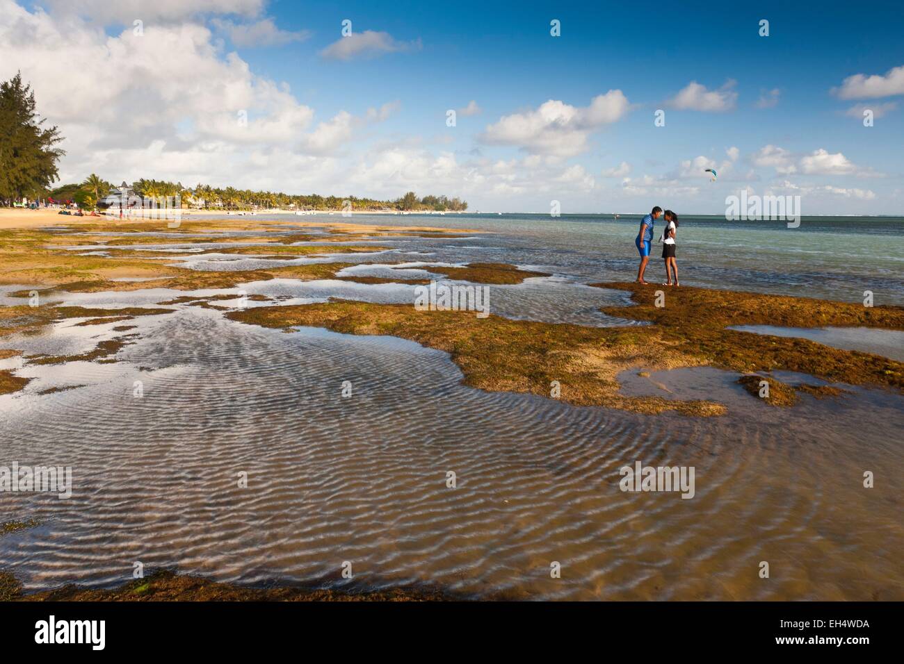 Mauritius, South West Coast, Savanne District, Mauritius youth on the ...
