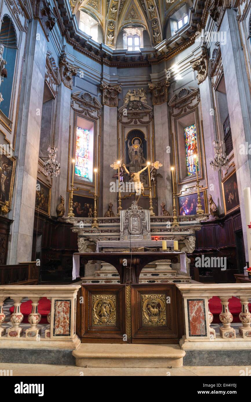 France, Haute Corse, Bastia, Notre Dame de Monserato church, the Santa ...