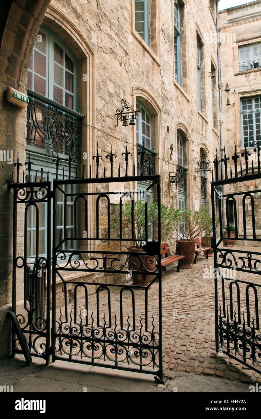 France, Vaucluse, Avignon, historical centre listed as World Heritage ...