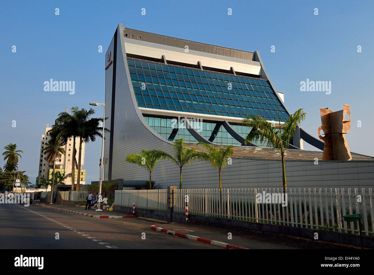 Gabon, Libreville, Boulevard de l'Indépendance on the Waterfront, the ...