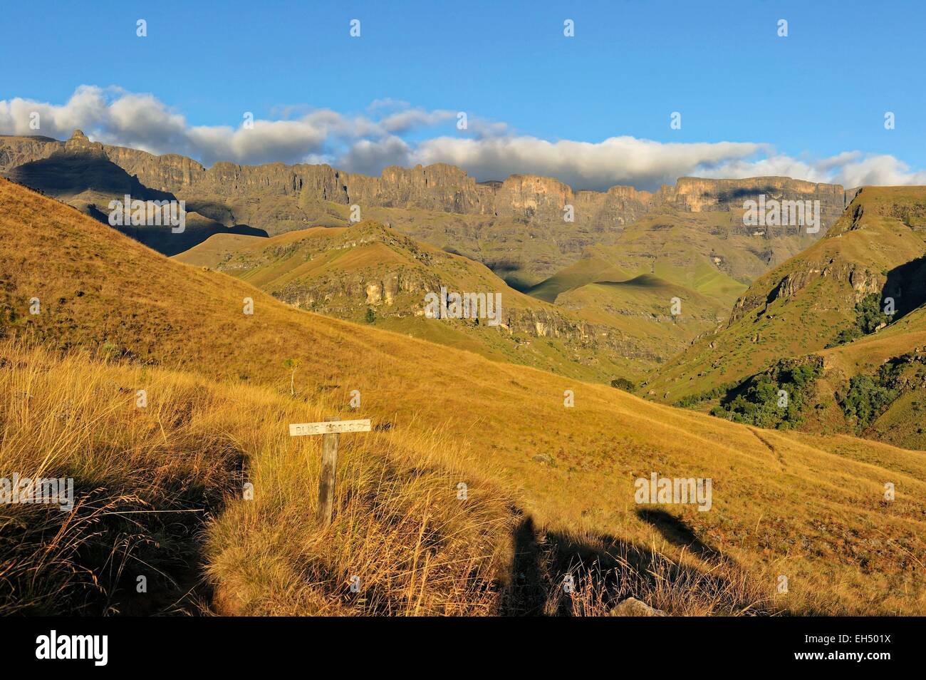 South Africa, Kwazulu Natal, Drakensberg mountains, uKhahlamba Park ...