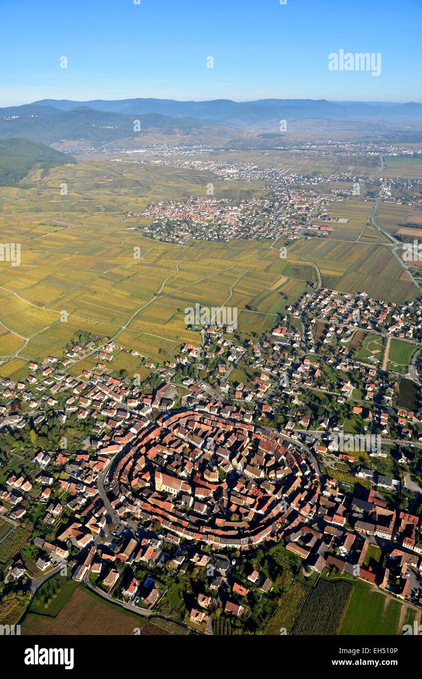 Eguisheim village aerial hi-res stock photography and images - Alamy