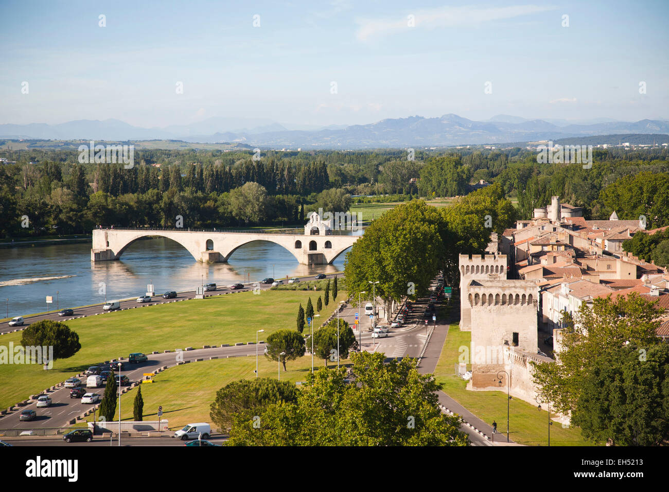 Rhone river aerial view france hi-res stock photography and images - Alamy