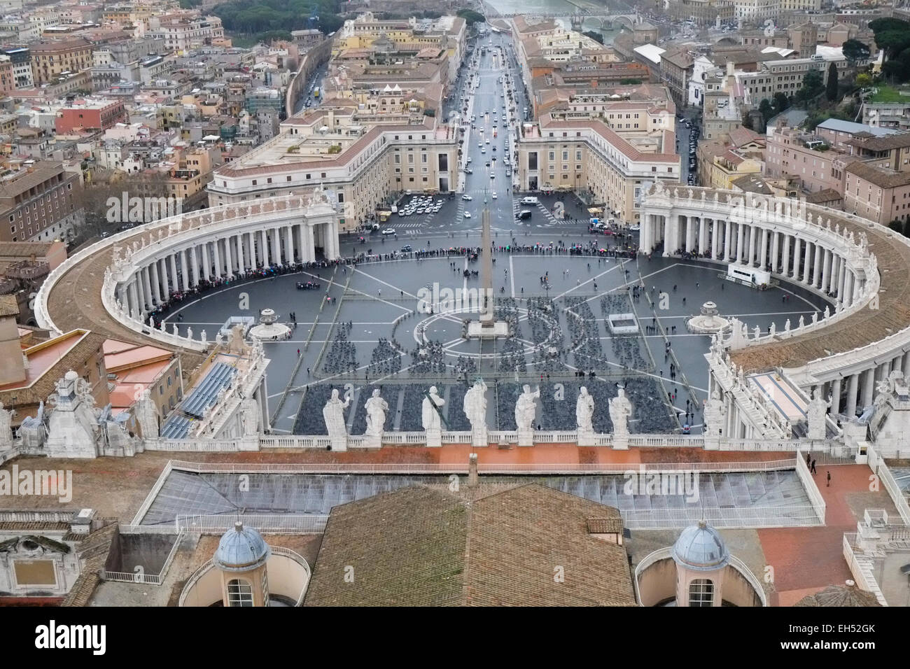 St Peter's Square Stock Photo - Alamy