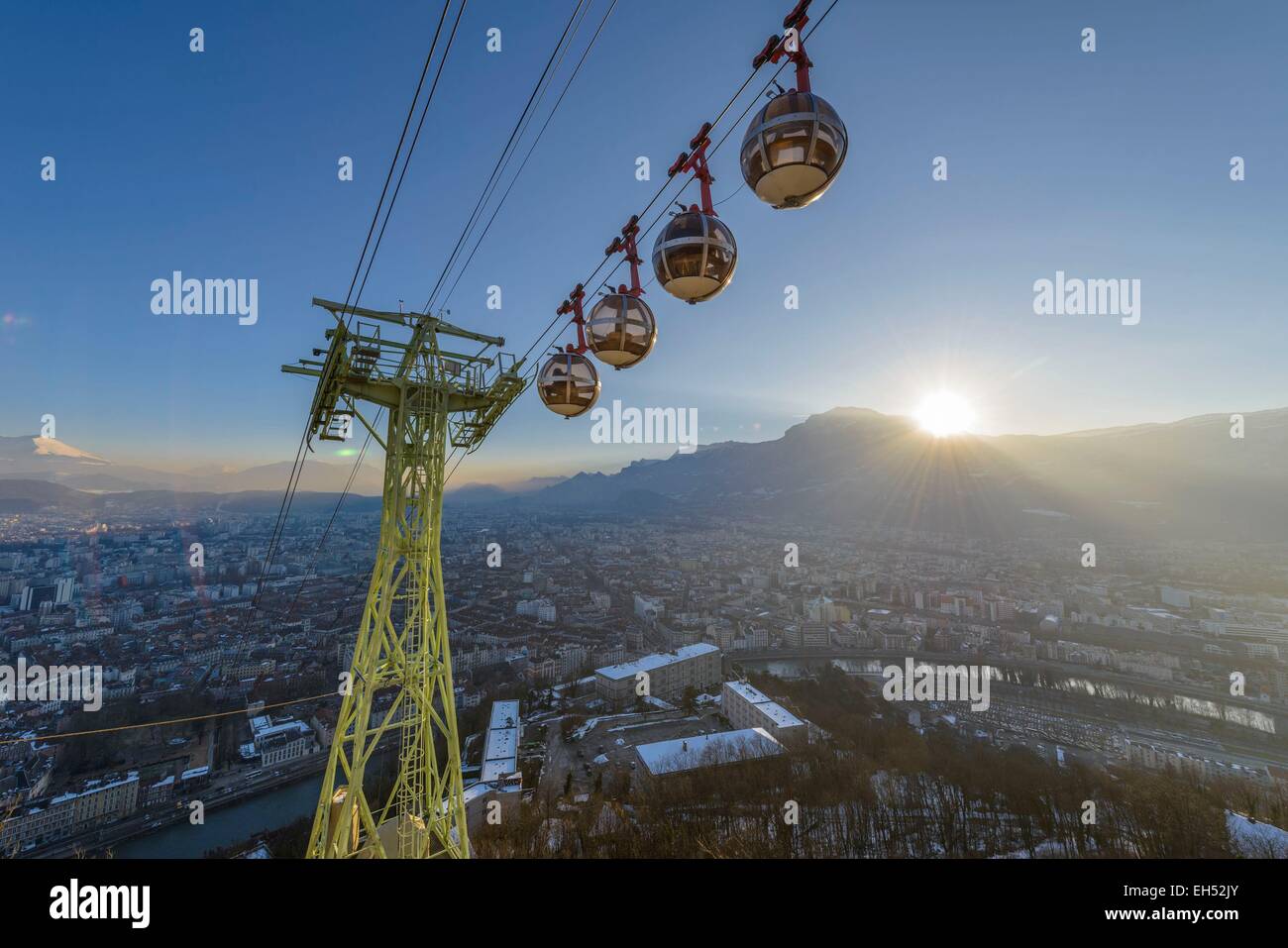Grenoble bastille hi-res stock photography and images - Alamy