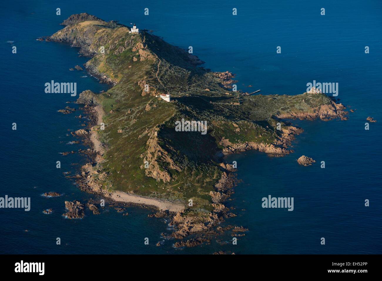 France, Corse du Sud, Gulf of Ajaccio, Parata point, Mezzu mare ...