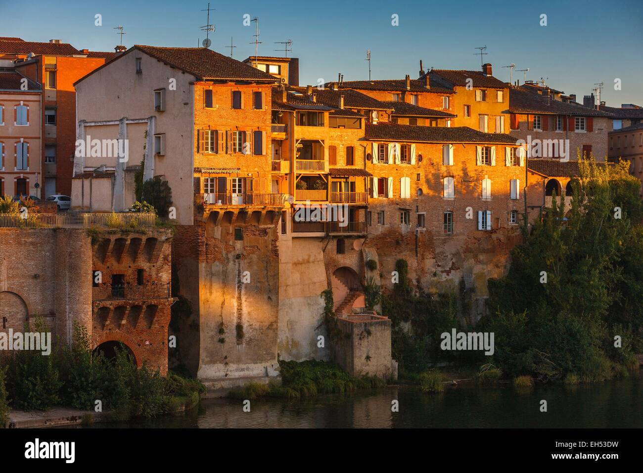 France, Tarn, Albi, listed as World Heritage by UNESCO, urban landscape ...