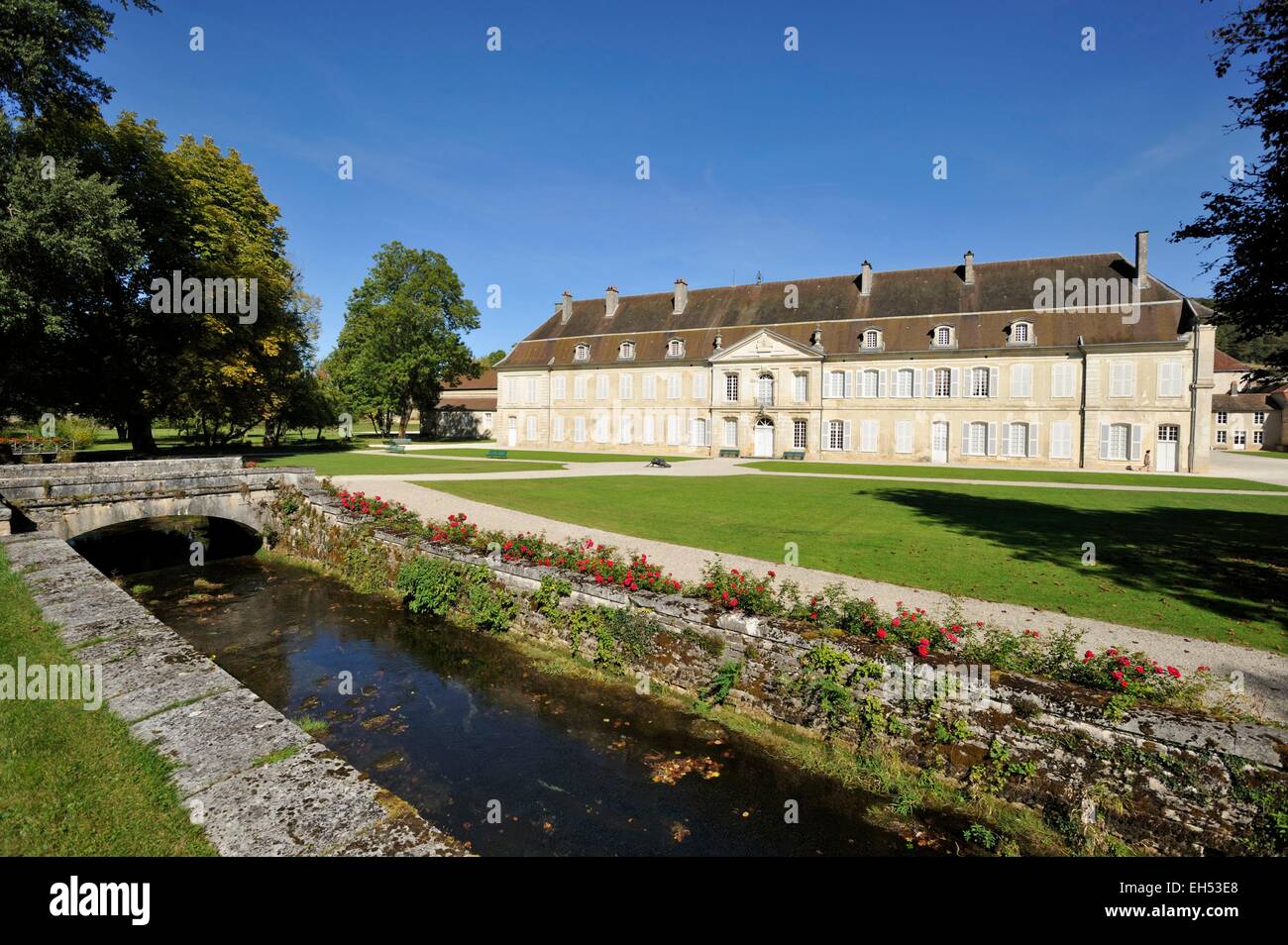 France, Haute Marne, Auberive, Auberive Abbey founded in 1135 ...