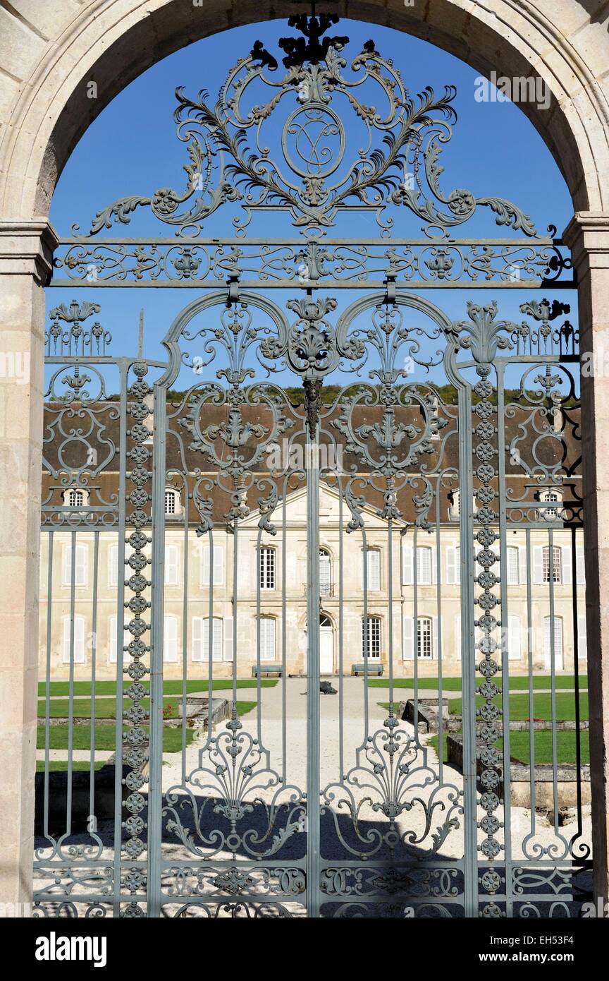 France, Haute Marne, Auberive, Auberive Abbey founded in 1135, main ...