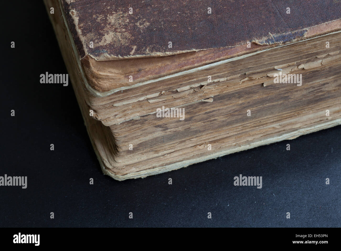 Closeup old book hi-res stock photography and images - Alamy