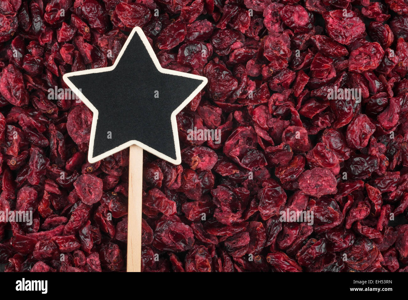 Pointer, the sign lies on cranberry, with space for your text Stock ...
