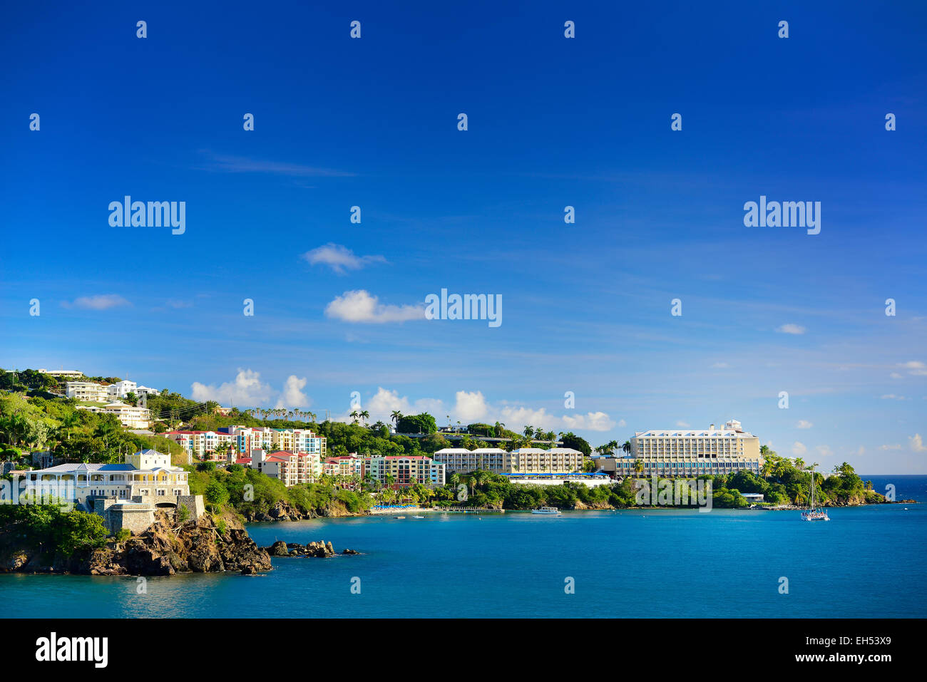Aerial view st thomas beach hi-res stock photography and images - Alamy