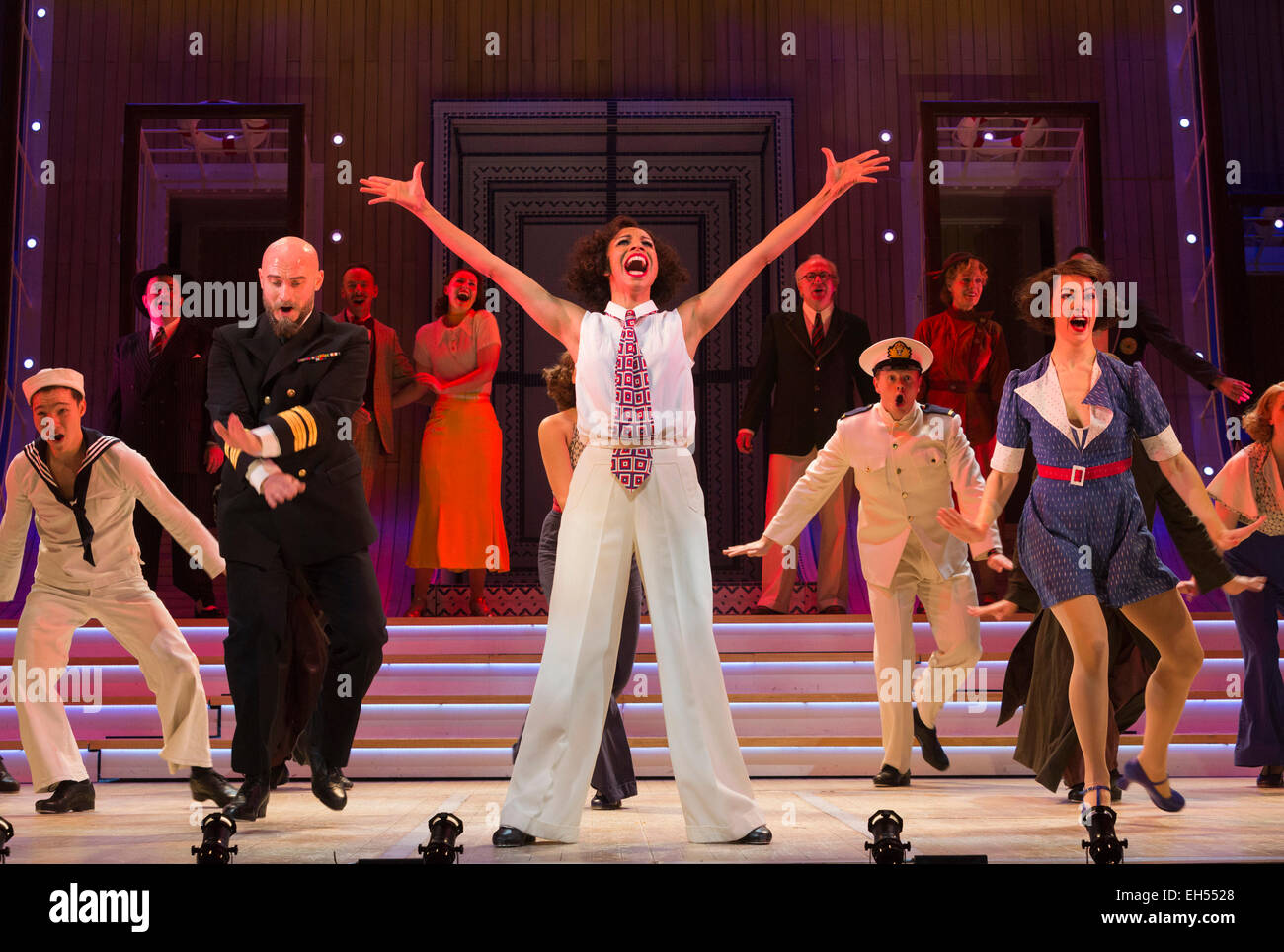 Debbie Kurup as Reno Sweeney performing at the centre. The Sheffield ...