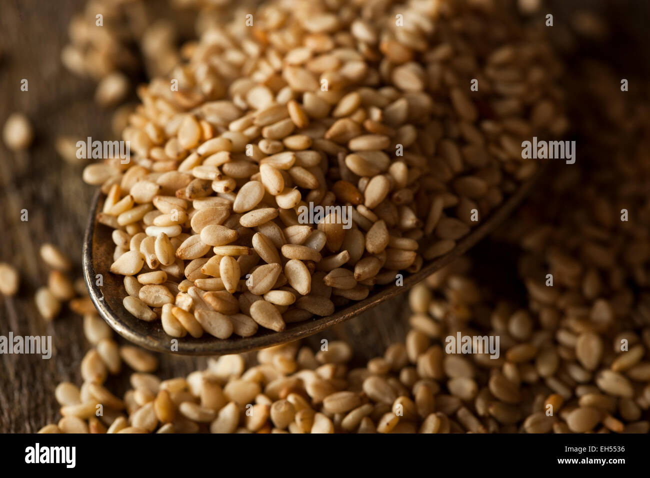Raw Organic Sesame Seeds in a Bowl Stock Photo - Alamy