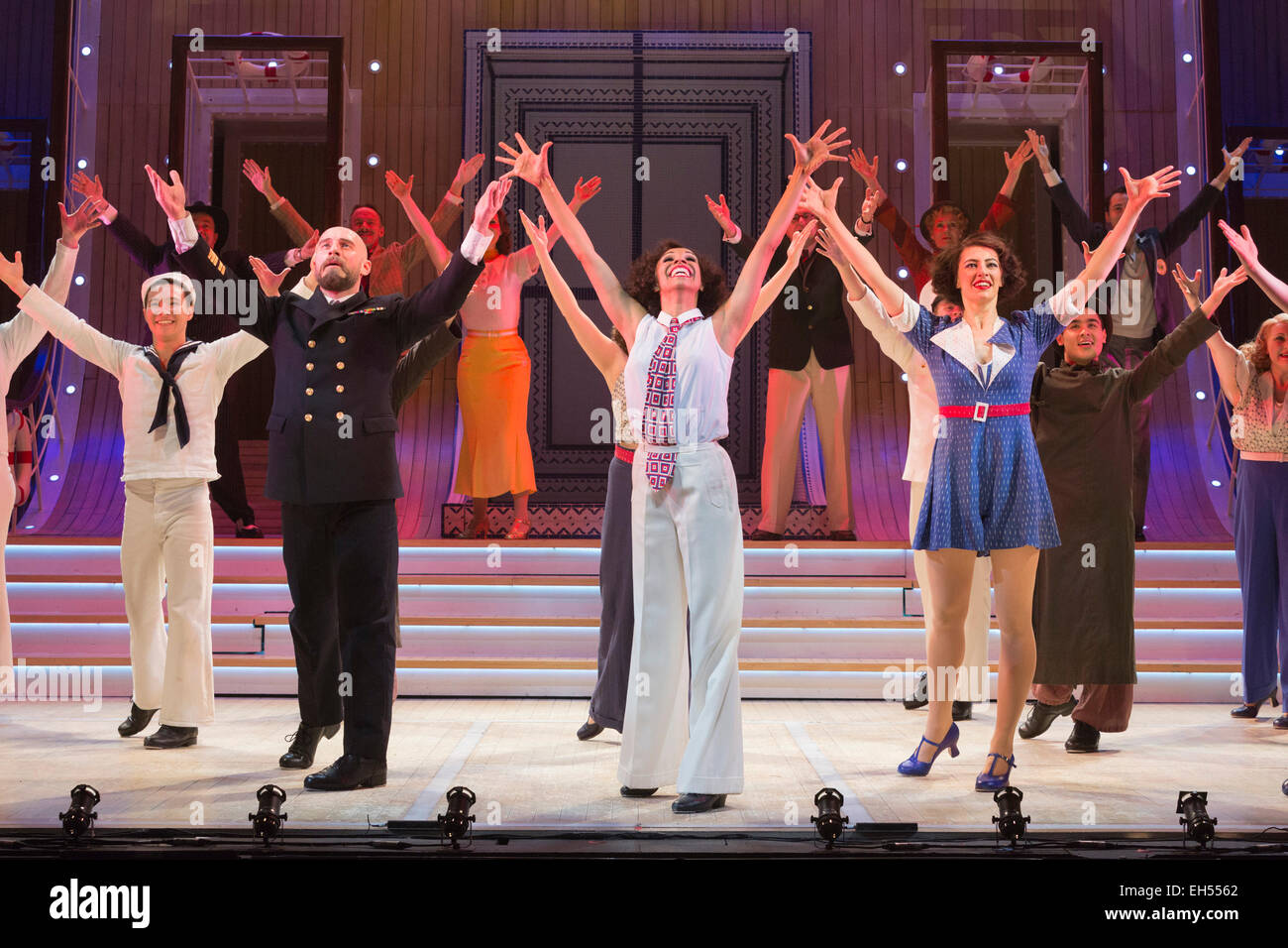 Debbie Kurup as Reno Sweeney performing at the centre. The Sheffield ...