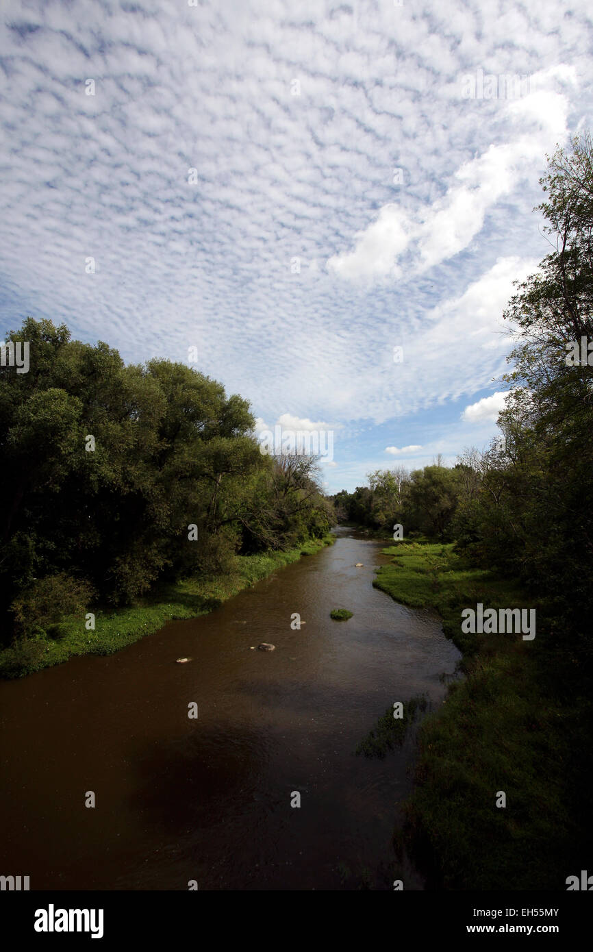 Cass River, Tuscola County, Michigan in the Saginaw Bay watershed Stock ...