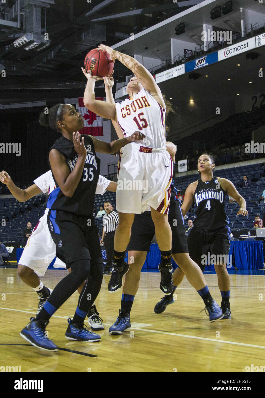 Stockton, CA, USA. 6th Mar, 2015. Cal State San Bernardino vs Cal State ...