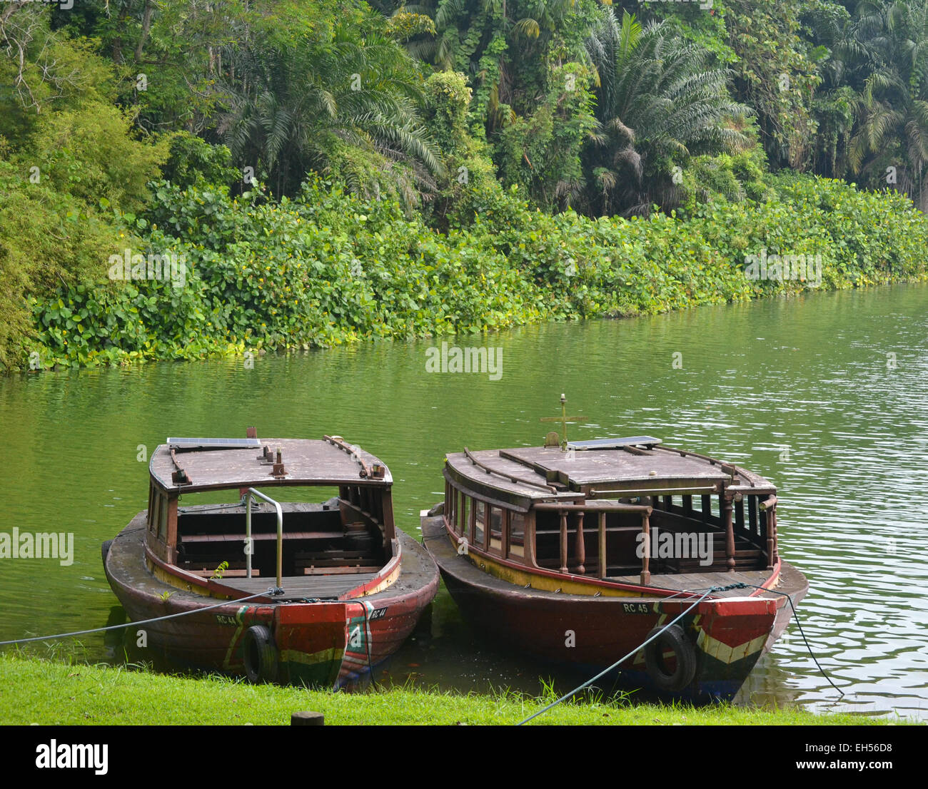 Boats, Singapore Zoo Stock Photo - Alamy