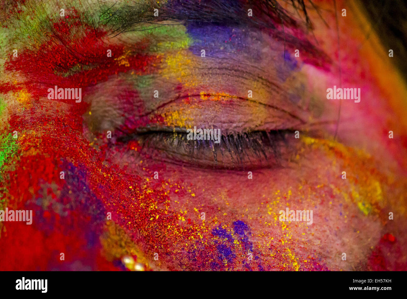 Indian woman smeared hi-res stock photography and images - Alamy