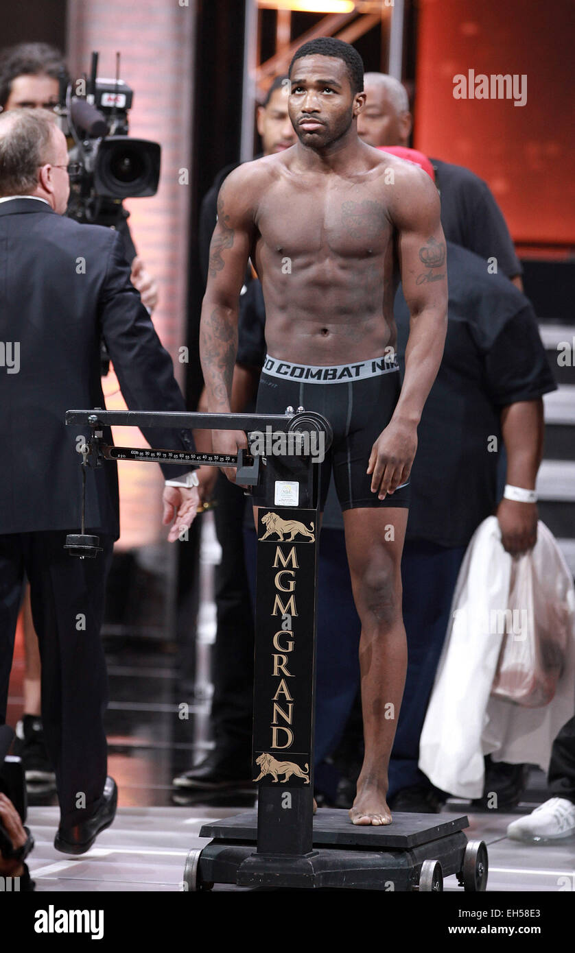 Las Vegas, Nevada, USA. 6th Mar, 2015. Boxer Adrien Broner at the ...