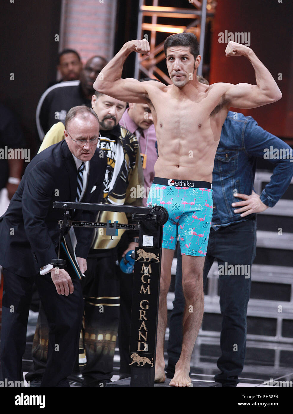 Las Vegas, Nevada, USA. 6th Mar, 2015. Boxer John Molina jr at the ...