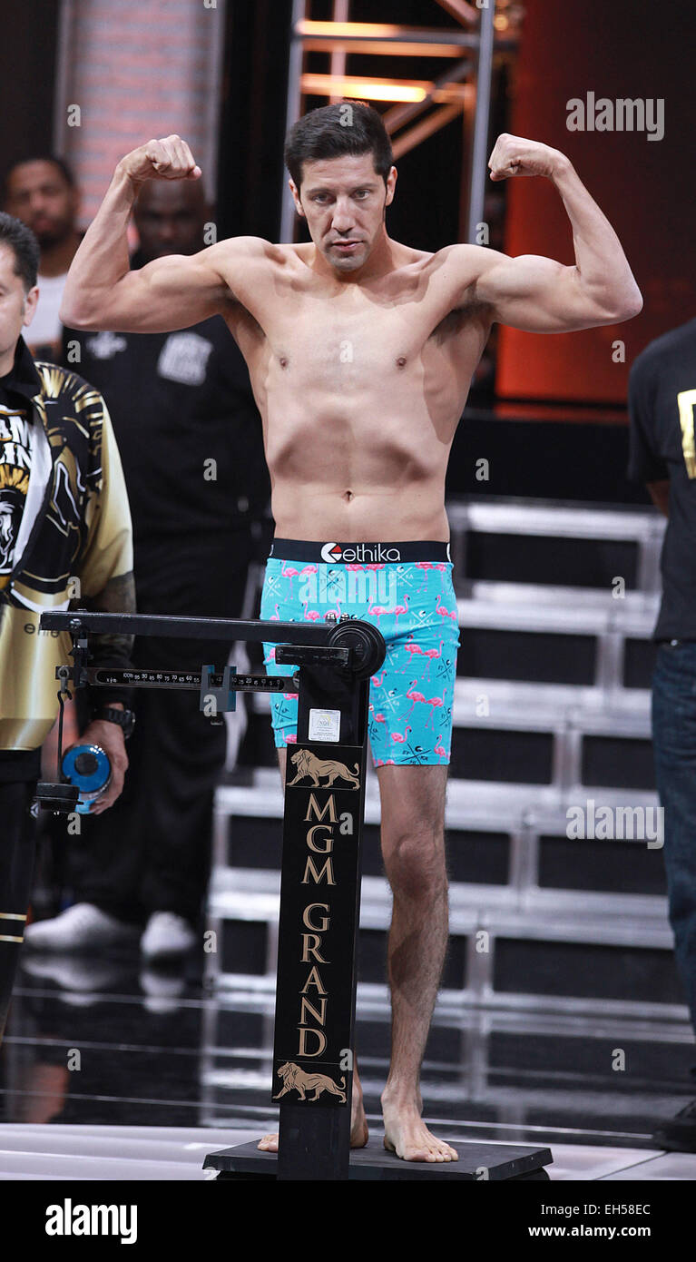 Las Vegas, Nevada, USA. 6th Mar, 2015. Boxer John Molina jr at the ...