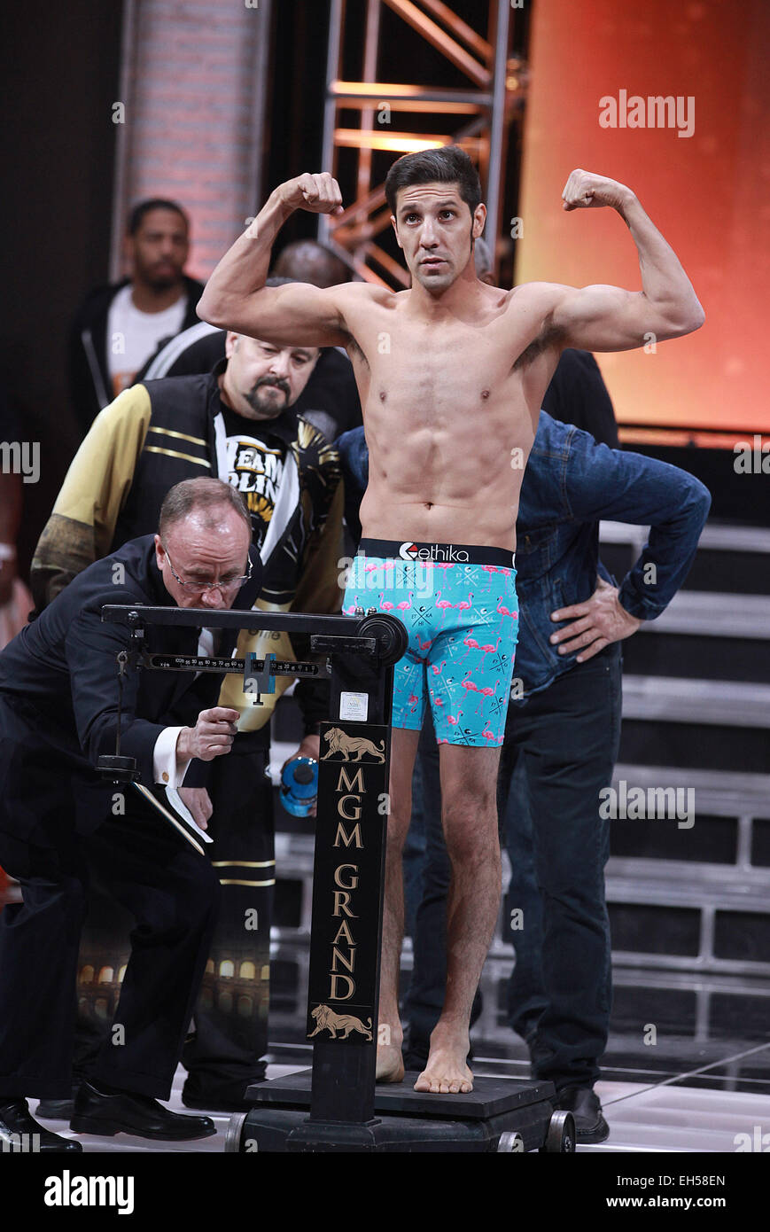 Las Vegas, Nevada, USA. 6th Mar, 2015. Boxer John Molina jr at the ...