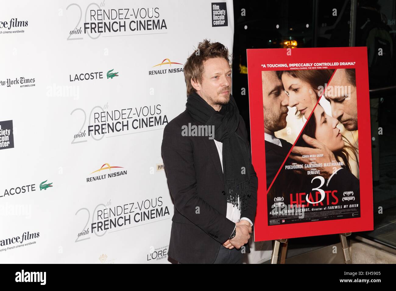 New York, NY, USA. 6th Mar, 2015. Frederic Tellier at arrivals for ...