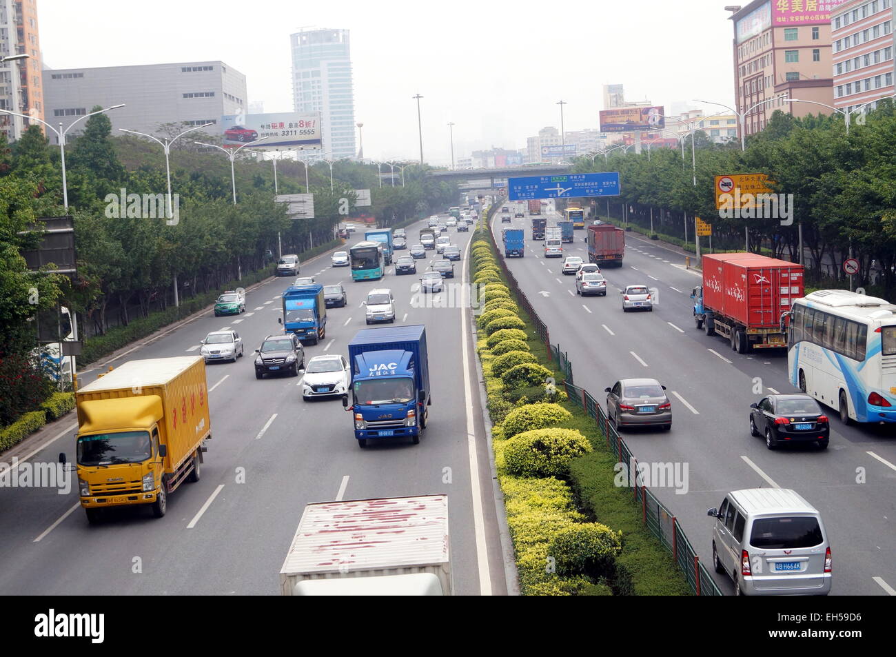 Urban road traffic Stock Photo - Alamy