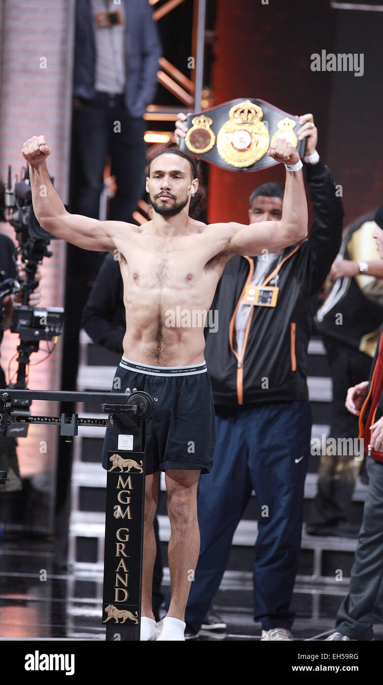 Las Vegas, Nevada, USA. 6th Mar, 2015. Boxer Keith Thurman attends the ...